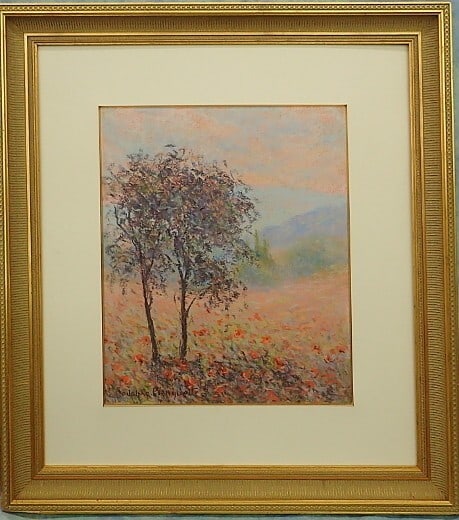 Rodolphe Planquette Original Signed Pastel On Paper Painting Framed ...