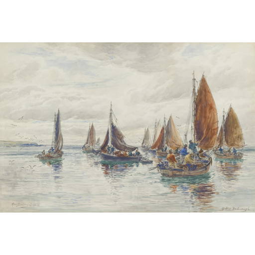 Alexander Ballingall (scottish 1870 1910) Setting