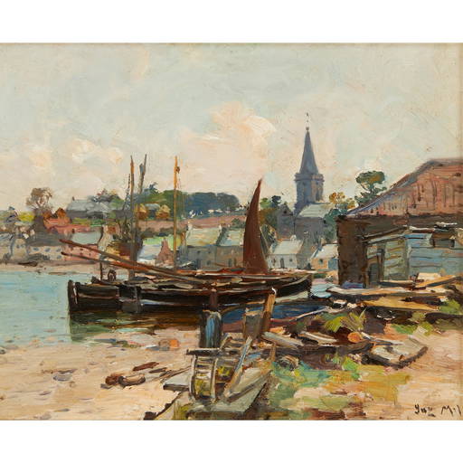 Joseph Milne (scottish 1857 1911) A Sunny Afternoon