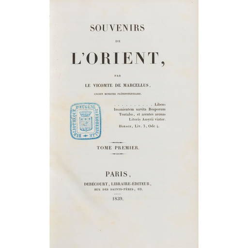 Martin Du Tyrac, Marie Louise, Le Vicomte De Marcellus