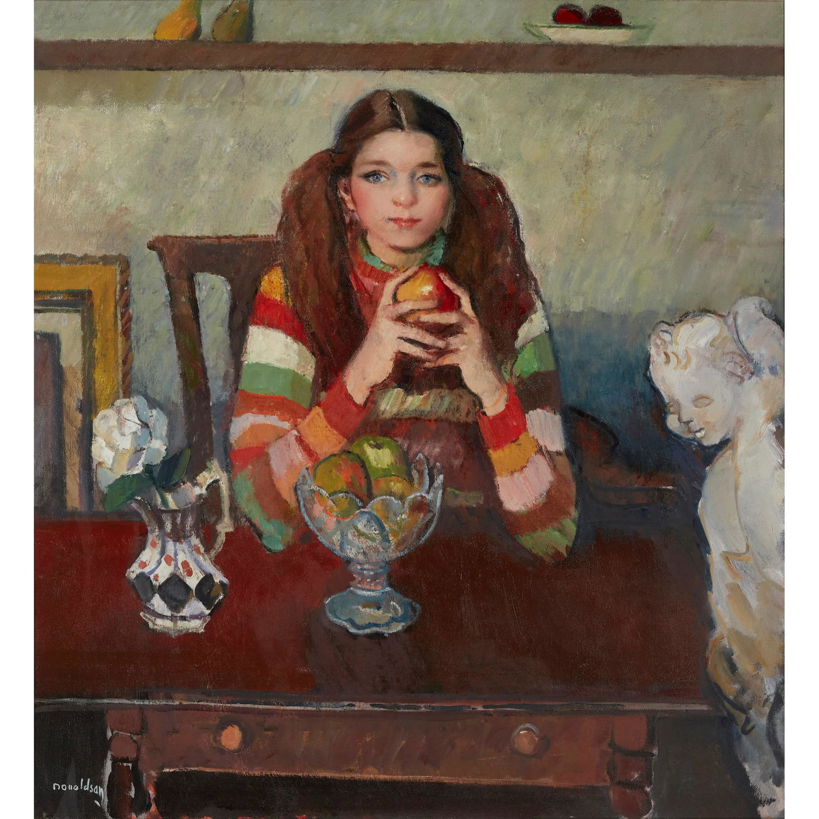 Â§ DAVID DONALDSON R.S.A., R.P., L.L.D. (SCOTTISH 1936-1996) THE ARTIST ...