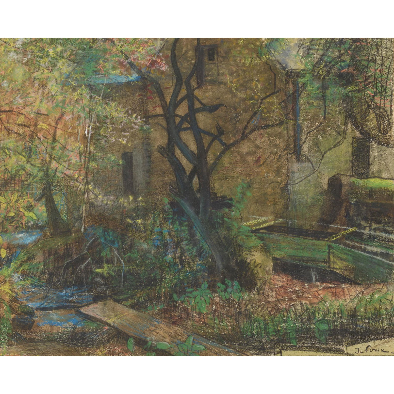 Â§ JAMES COWIE R.S.A., L.L.D (SCOTTISH 1886-1956) A MILL (#0123) on Jun ...