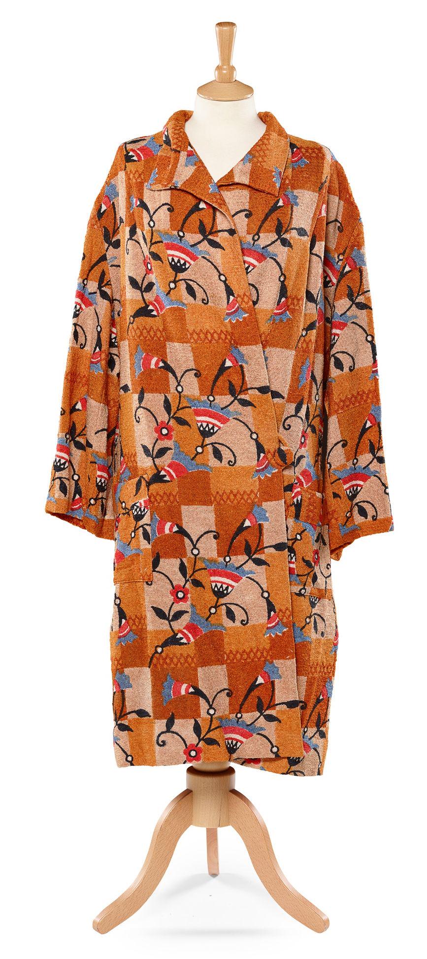 German, Manner Of Emanuel Josef Margold Secessionist Day Robe, Circa 1925