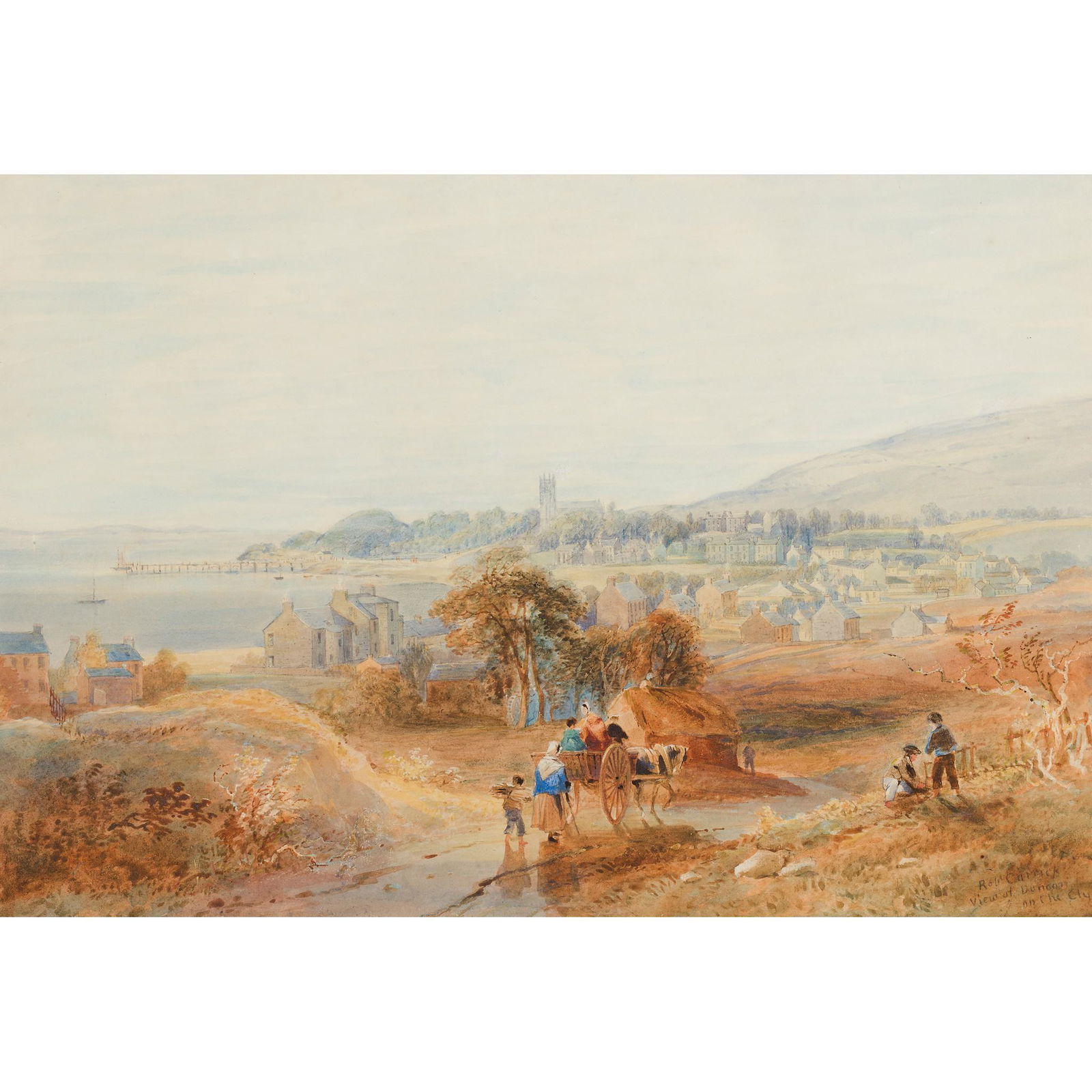 Robert Carrick R.i., R.o.i. (scottish 1829 1904) View Of Dunoon On The ...