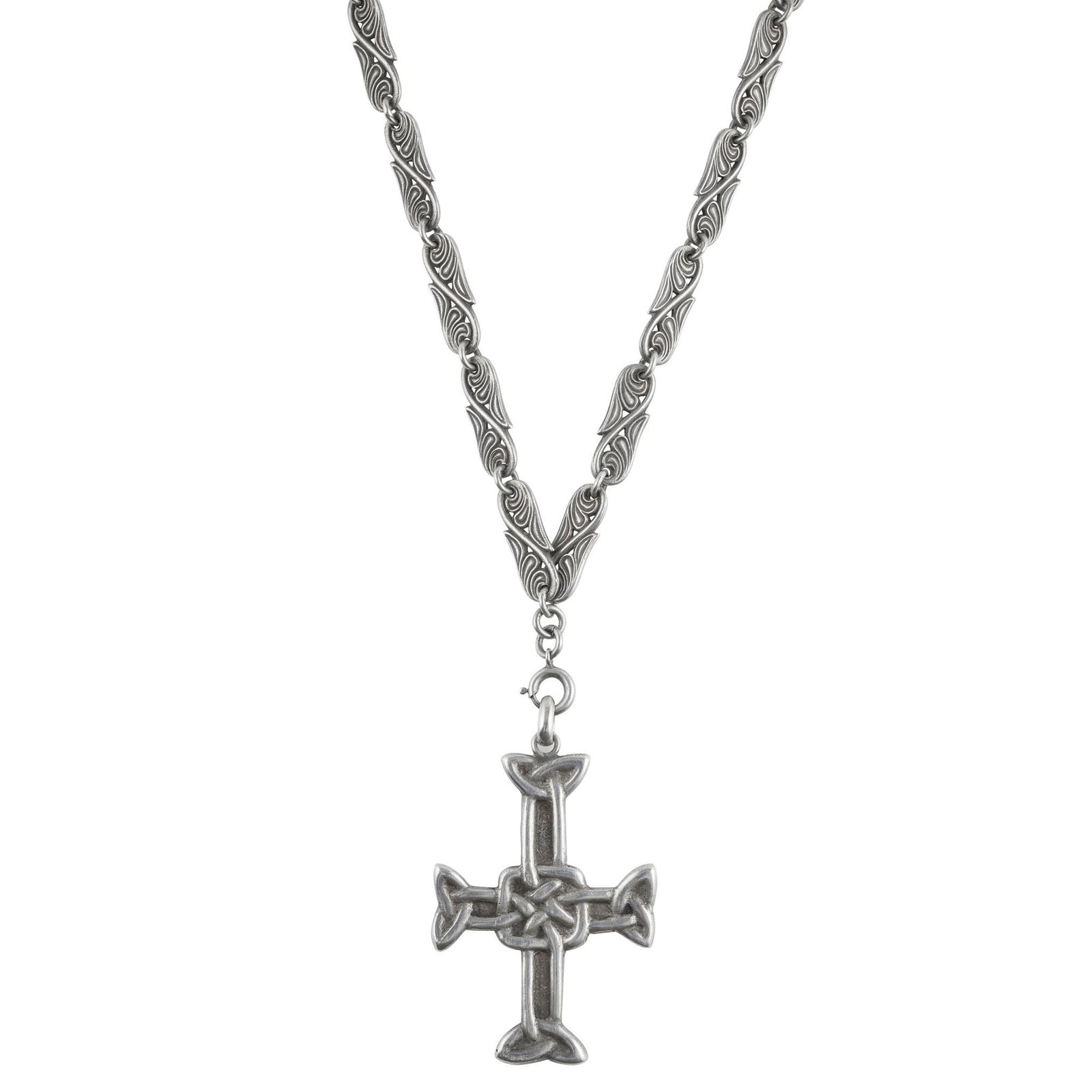 Iona A Scottish Provincial Pendant And Chain Alexander Ritchie