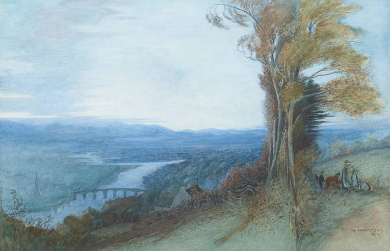 William Hackstoun (scottish 1855 1921) Perth And River Tay From ...