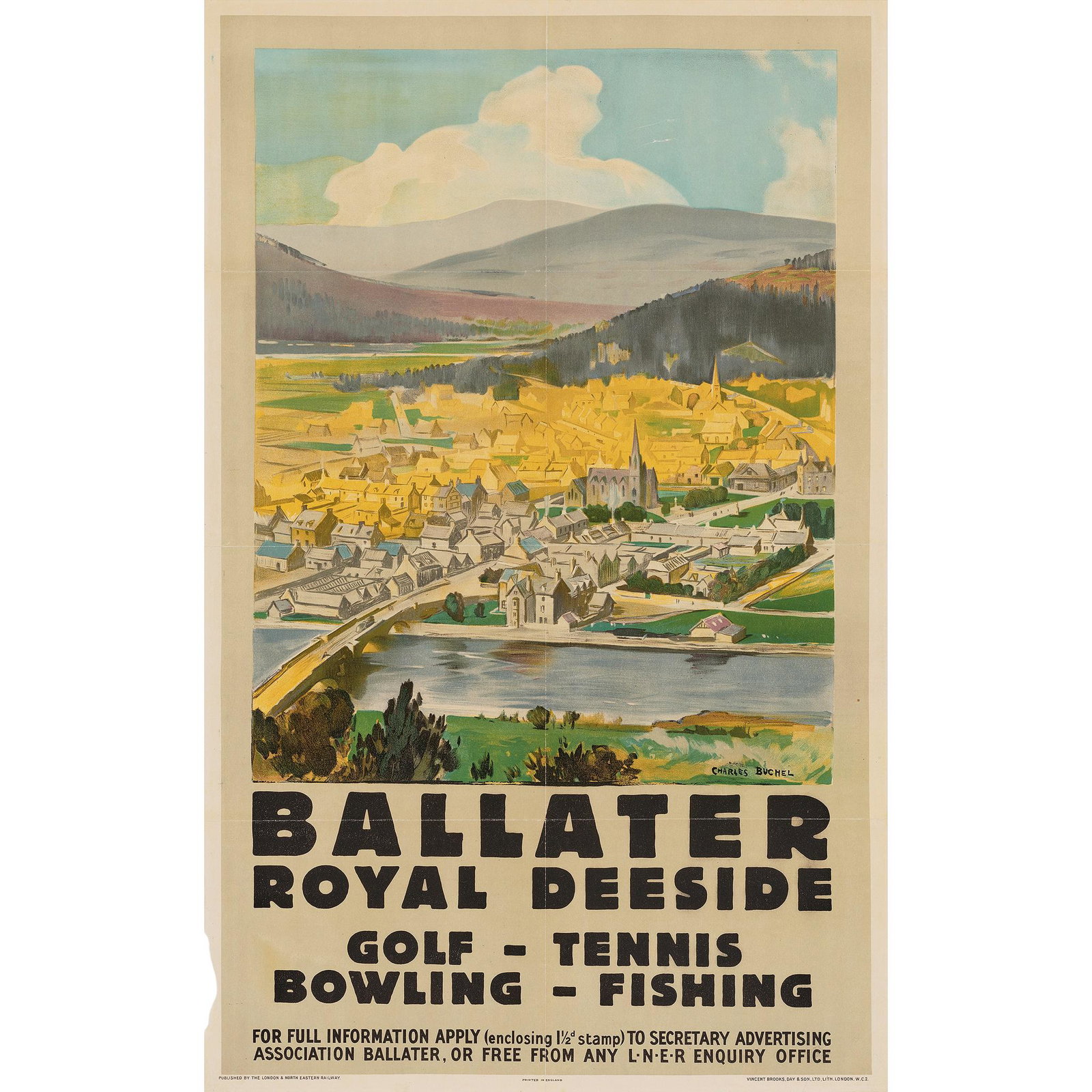 Charles Buchel (1872 1950) Ballater, Royal Deeside