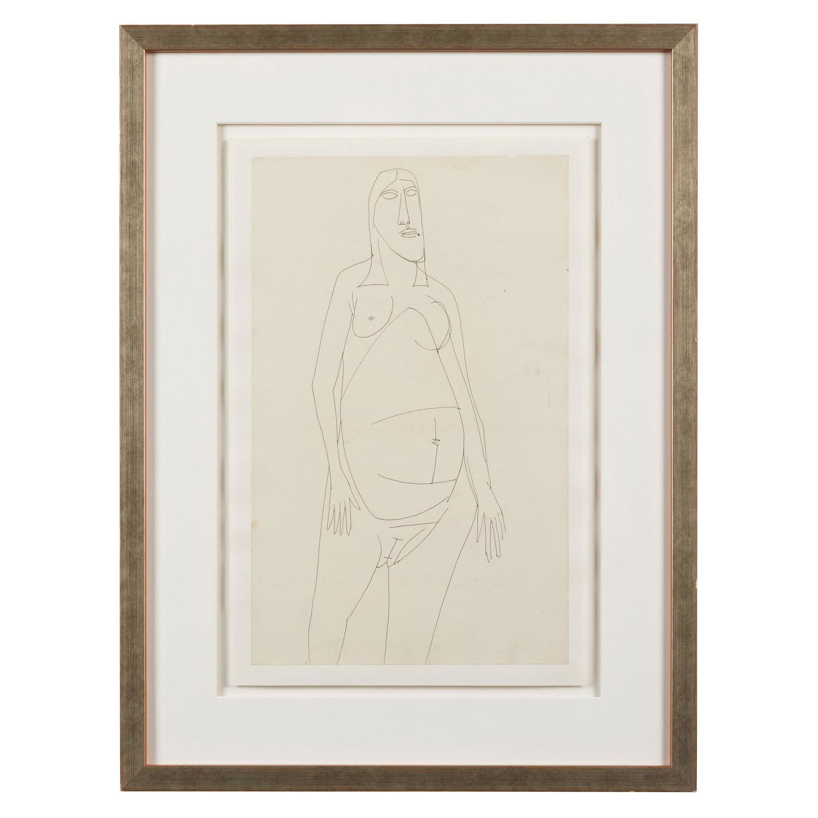 § Francis Newton Souza (indian 1924 2002) Odalisque