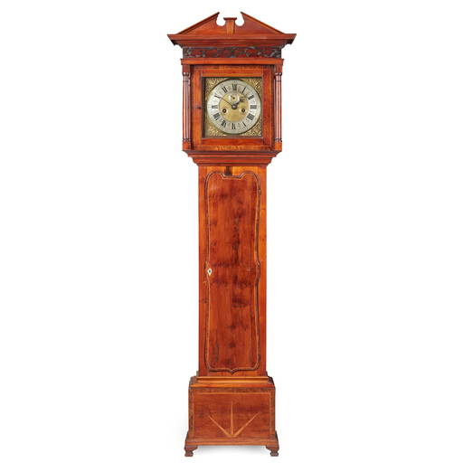 Georgian Yew And Walnut Longcase Clock, By George Clough 18th Century ...
