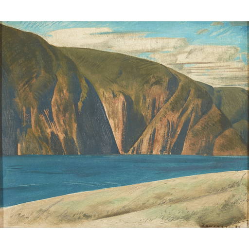 Charles Fraser Comfort (canadian 1900 1994) Sagenay River