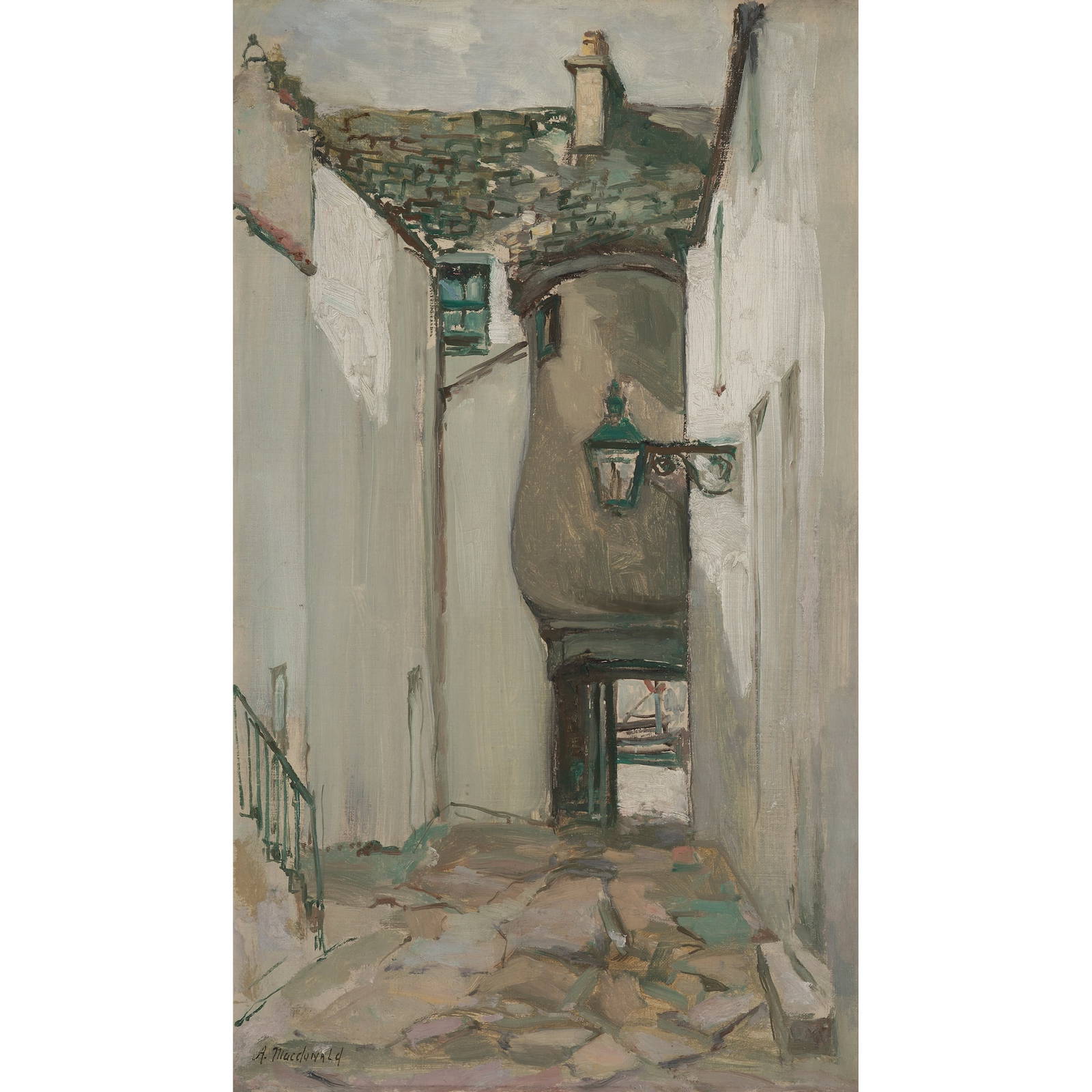 Arthur Macdonald (scottish Fl.1895–1940) Glimpse Of The Shoreline ...