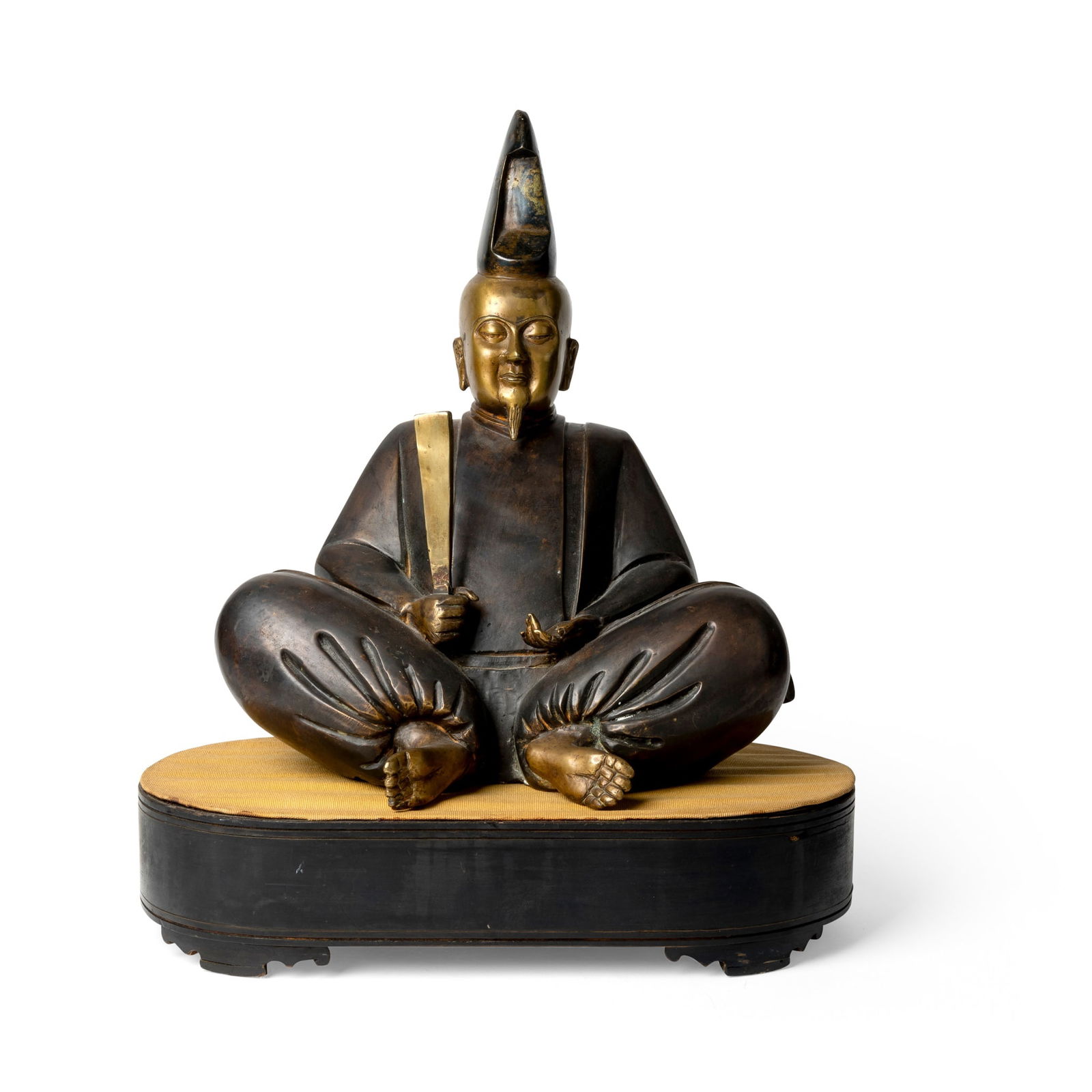 Bronze Figure Of A Male Shinto Deity Meiji Period Or Later Auction