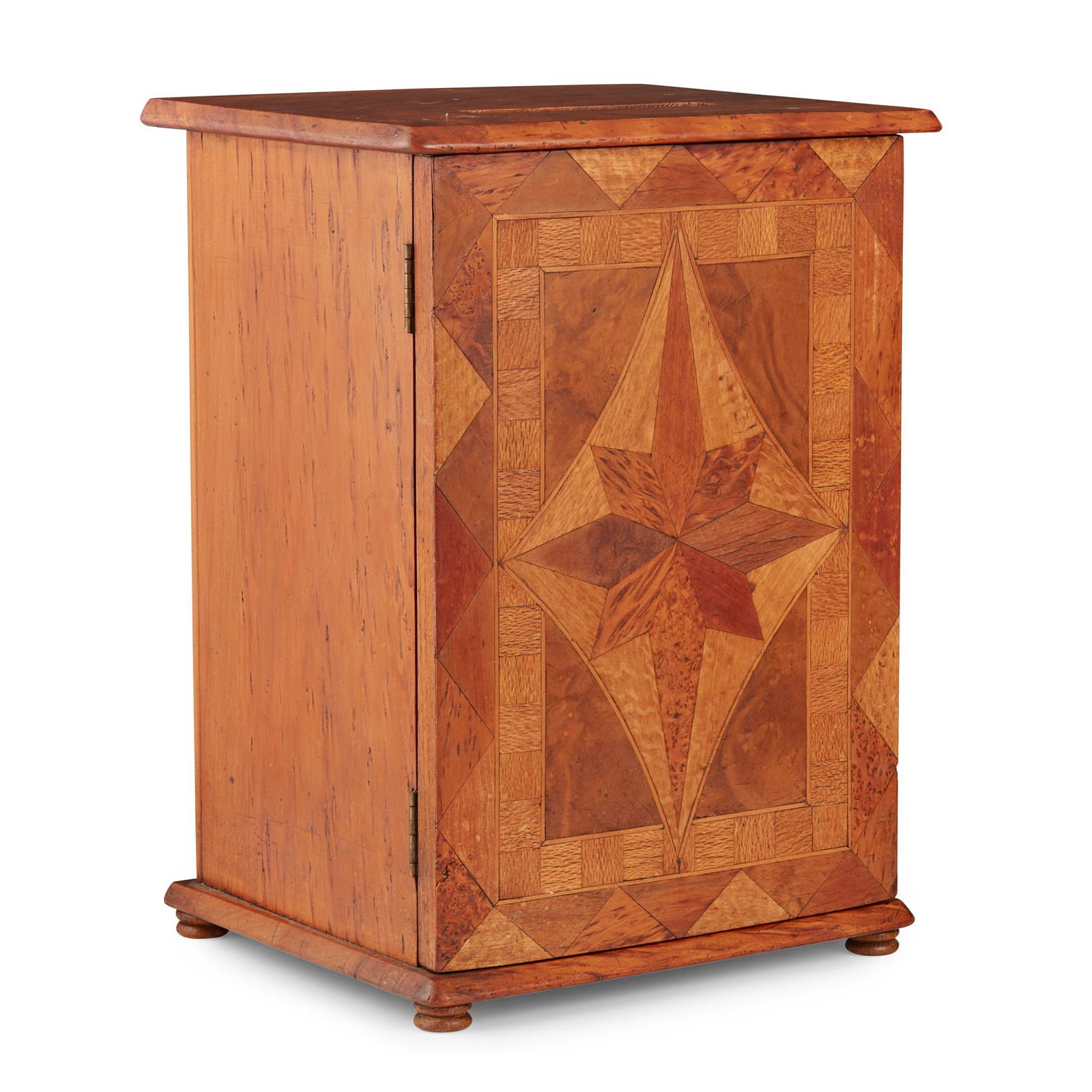 Parquetry And Walnut Country House Post Box 19th Century Auction