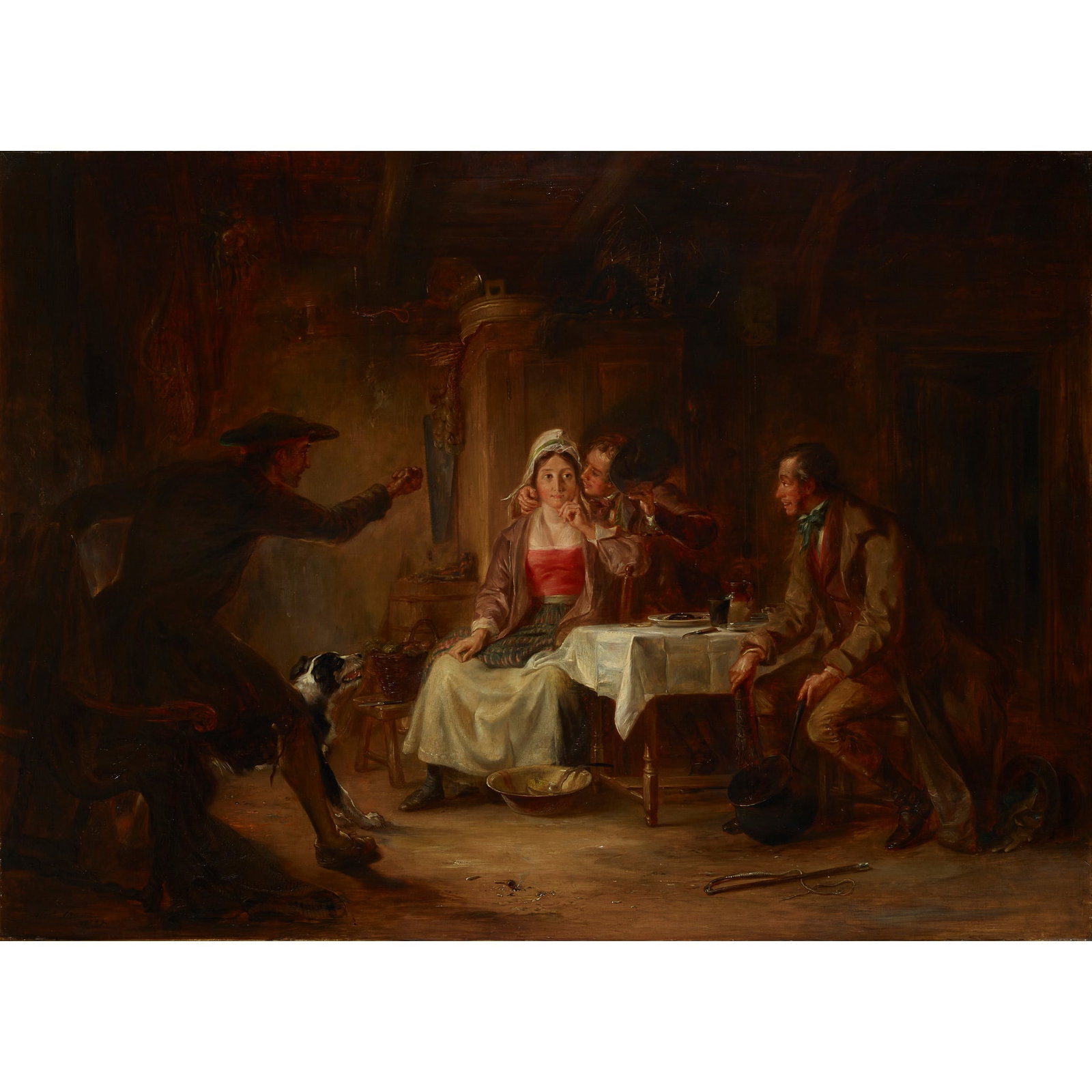 Alexander Fraser Senior A.r.s.a. (scottish 1786 1865) Get Up And Bar ...