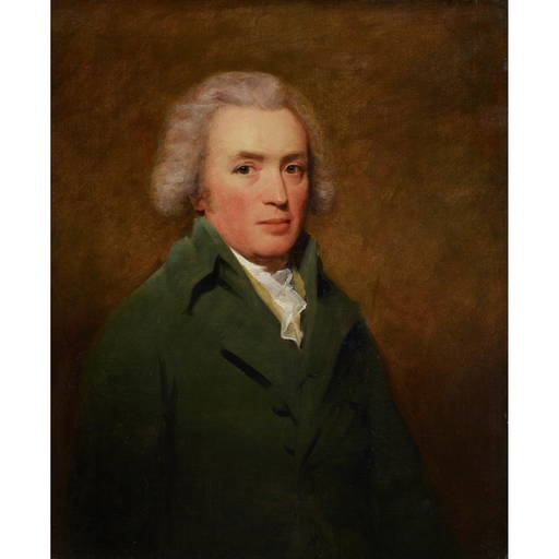 Sir Henry Raeburn R.a. (scottish 1756 1823) Half Length Portrait Of ...