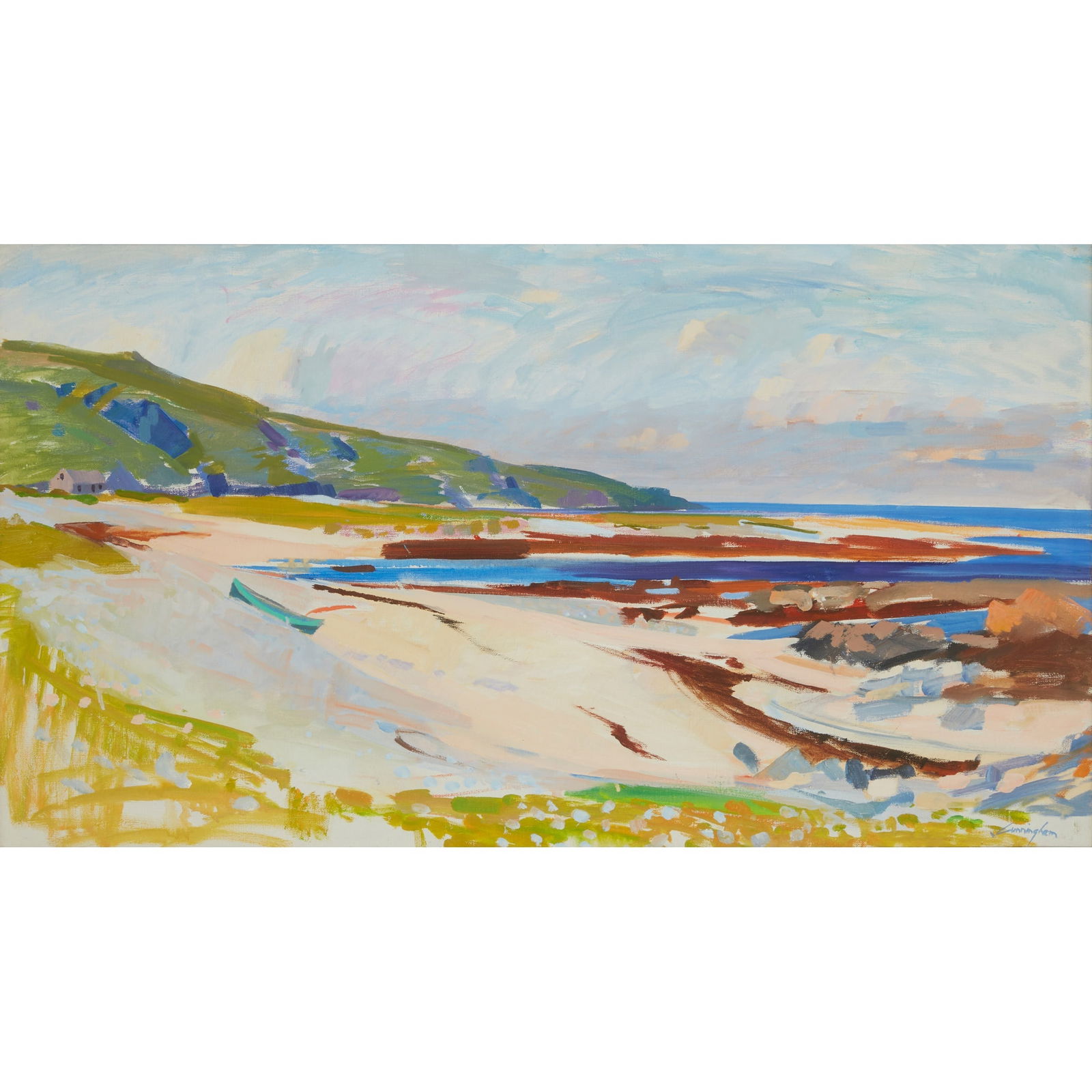 § John Cunningham (scottish 1927-1998) West Coast Landscape Auction