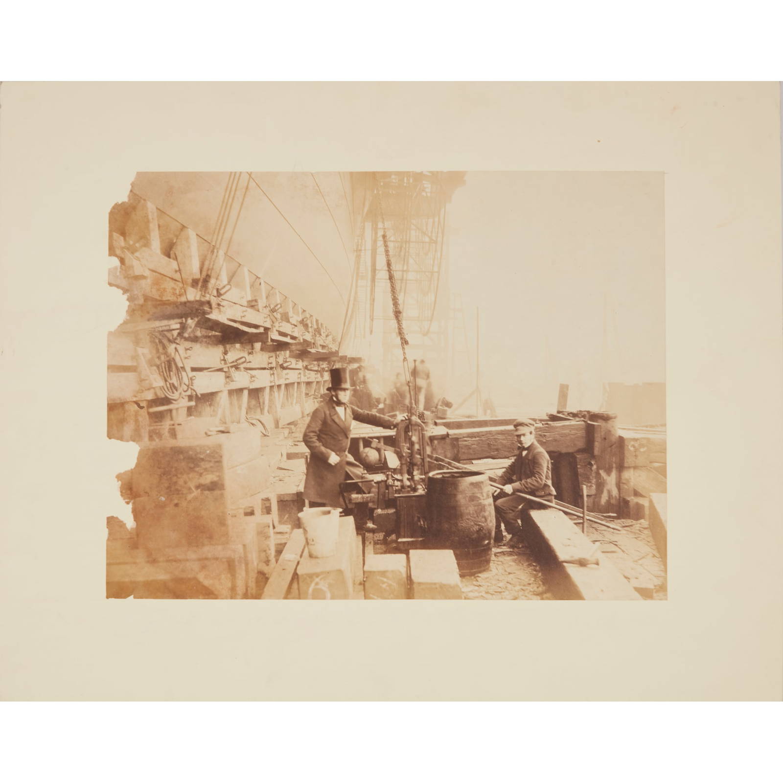 Robert Howlett (1831-1858) Three Photographs Of The Great Eastern, 1857 ...