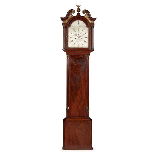 Scottish Mahogany Longcase Clock, By David Hill, Edinburgh