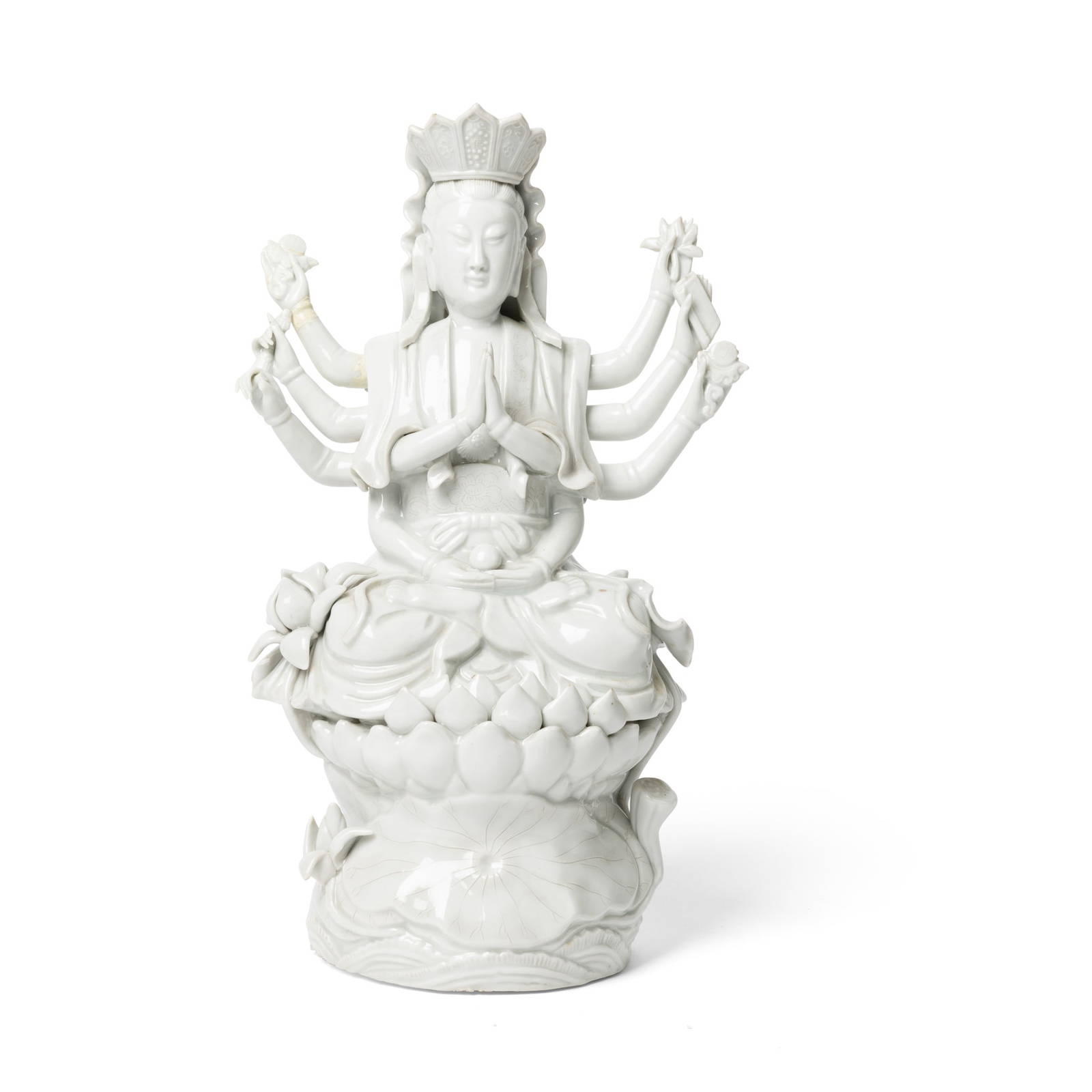 Dehua Multi-armed Figure Of Doumu Auction