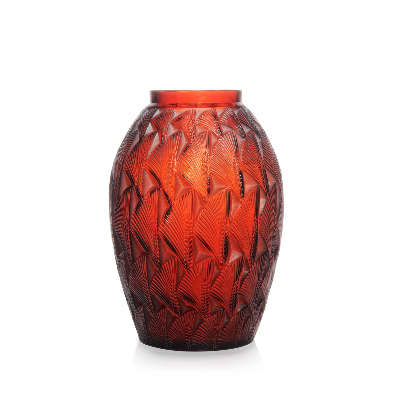 René Lalique (1860-1945) Grignon Vase. No. 1086 Auction