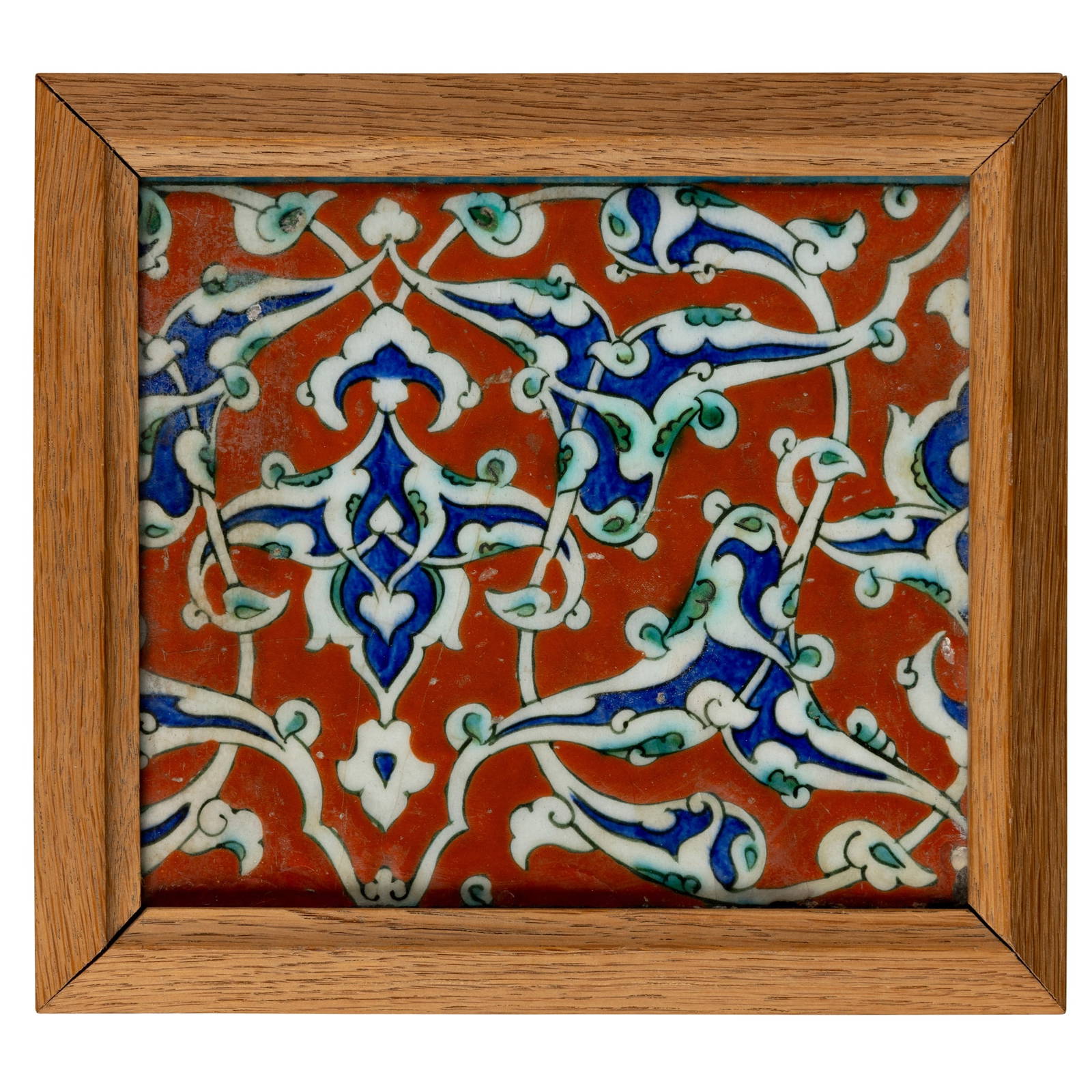 An Intact Iznik Pottery Border Tile Auction