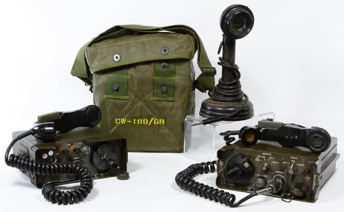 Vietnam War Military Field Phones
