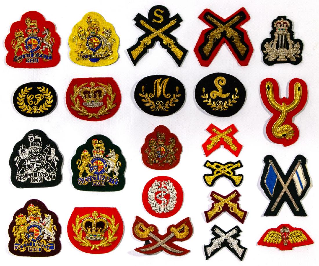World War Ii And Current British Bullion Patches