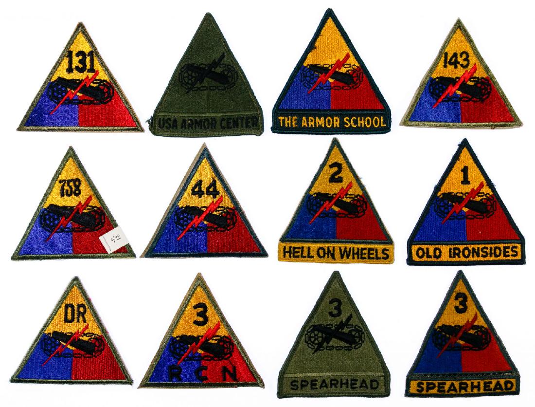 World War II and Later U.S. Armored Division Patch