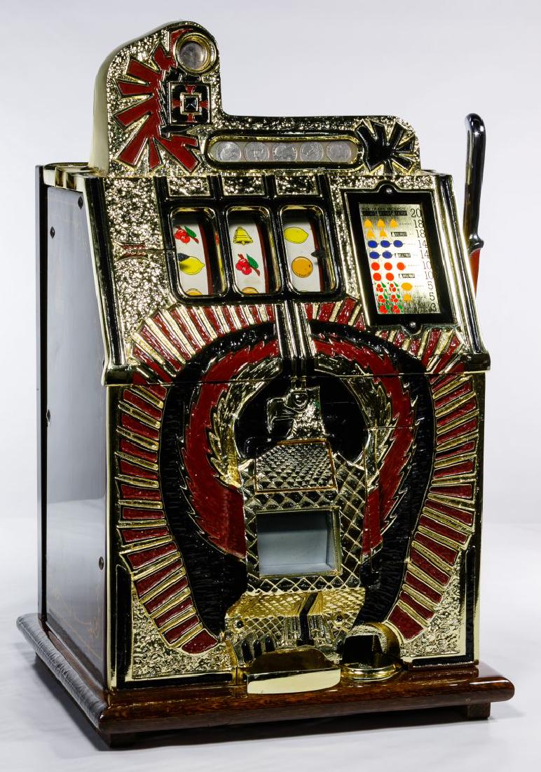 Mills Reproduction 'war Eagle' 25c Slot Machine