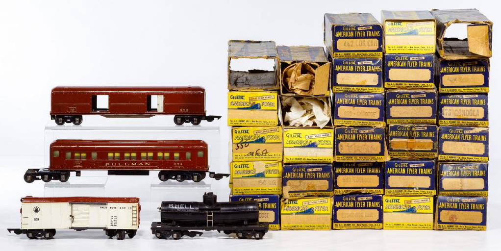American Flyer Model Train Car Assortment