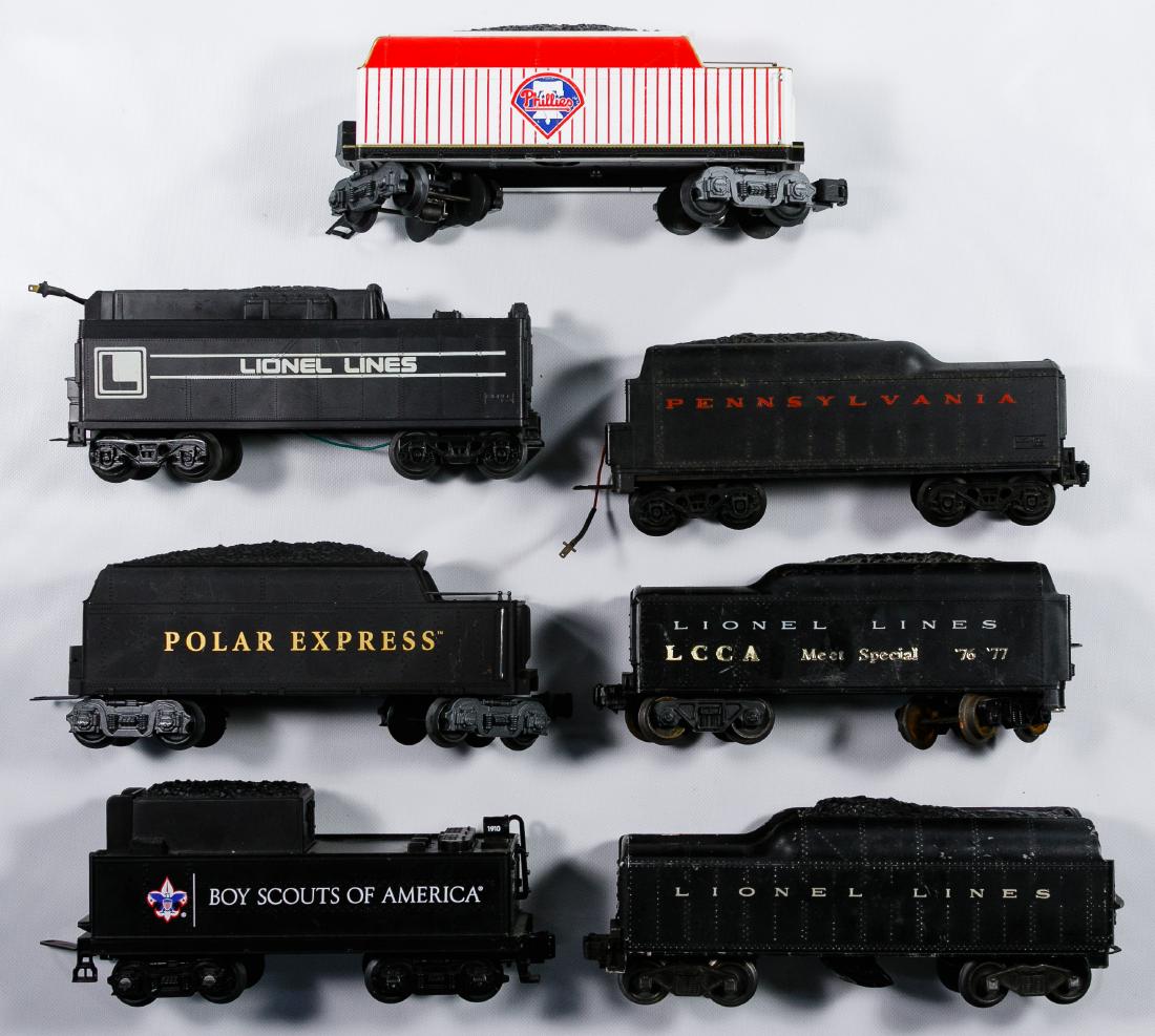Lionel Model Train Tender Assortment