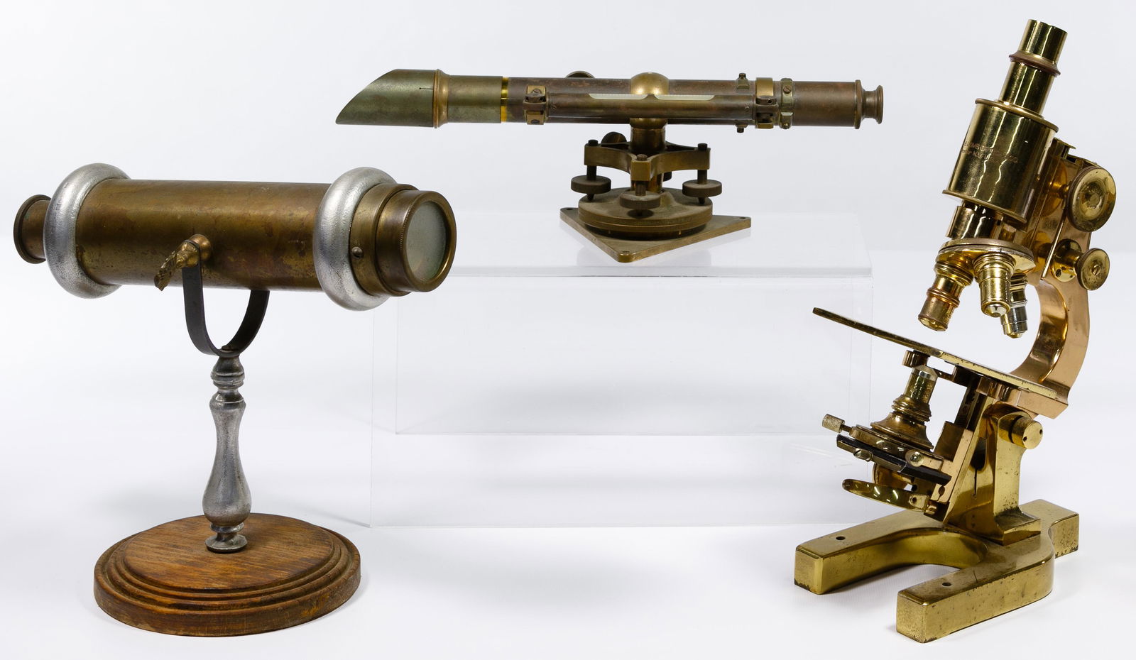 Brass Telescope, Microscope and Kaleidoscope Assortment - Dec 08, 2019 ...