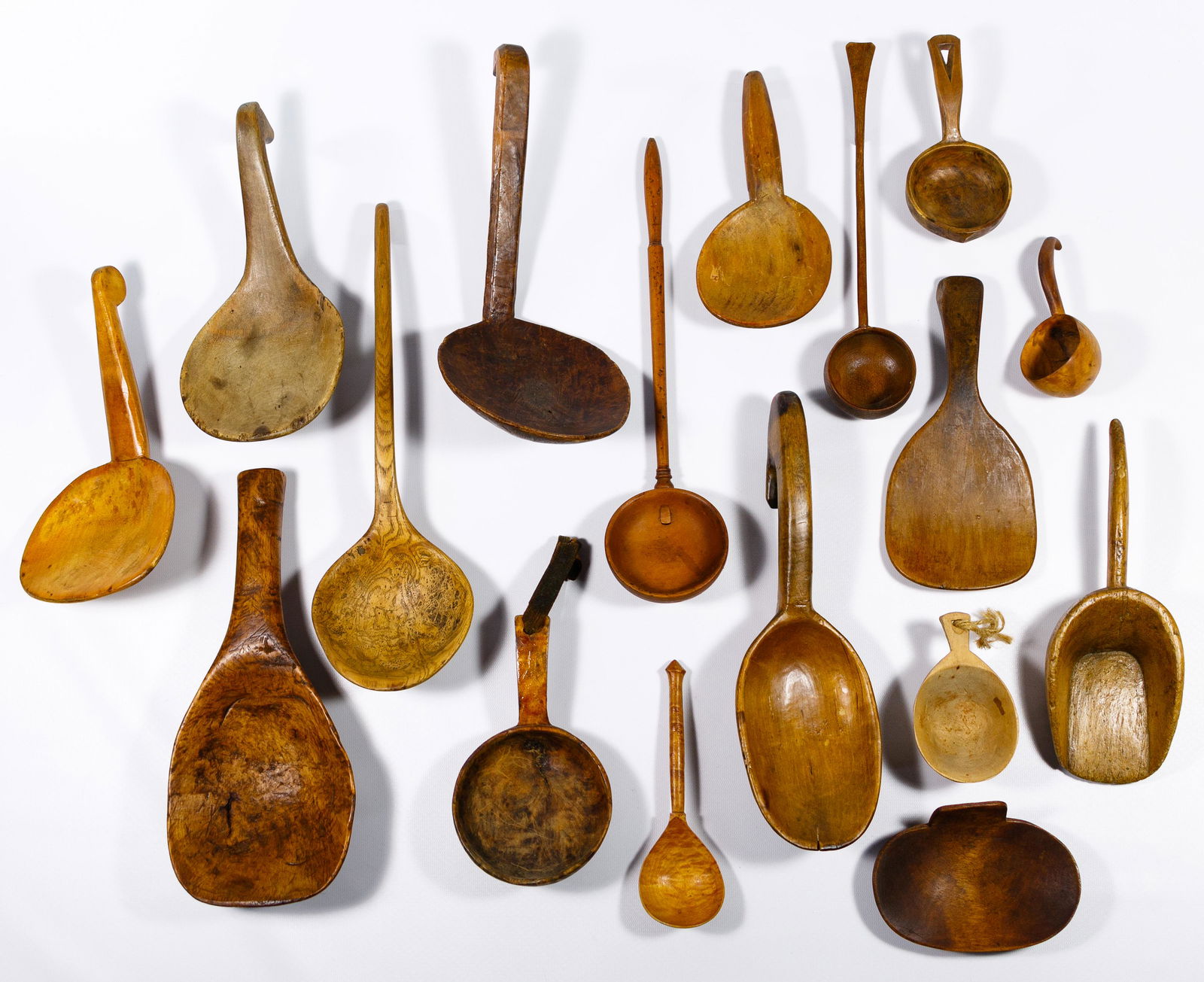 Primitive Treen Ladle Assortment - Dec 08, 2019 | Leonard Auction, Inc ...