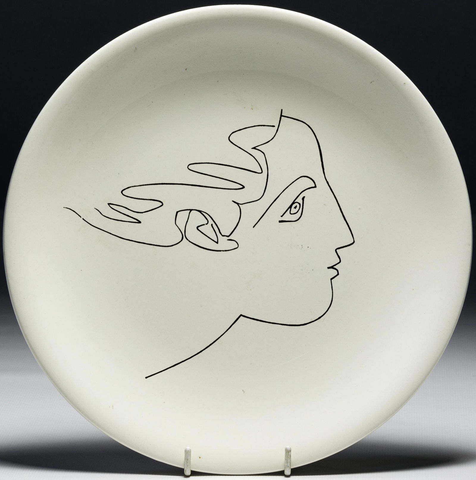 Pablo Picasso For Salins Ceramic Plate