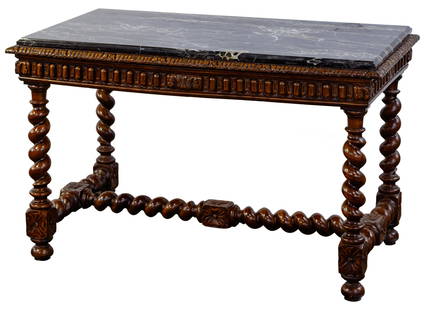 Jacobean Style Oak Library Table