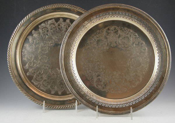 510: Wm. Rogers Silverplate Rope Edge Serving Dish