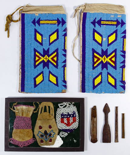 Native American Beaded Object Assortment