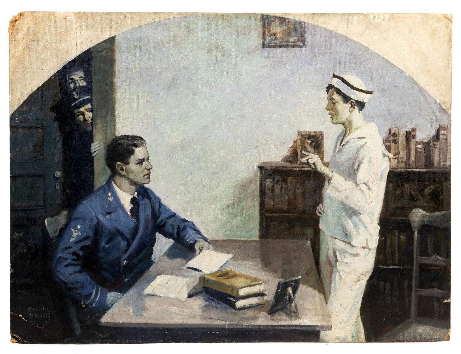 Ralph Crosby Smith (american, 1911 1965) Oil On Canvas