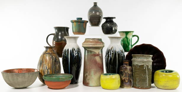 Shaun Athan And Studio Pottery Assortment