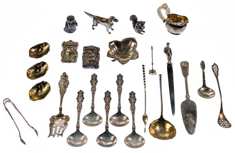 Designer Sterling Silver Object Assortment