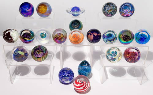 Glass Eye Studio "sun" Paperweight