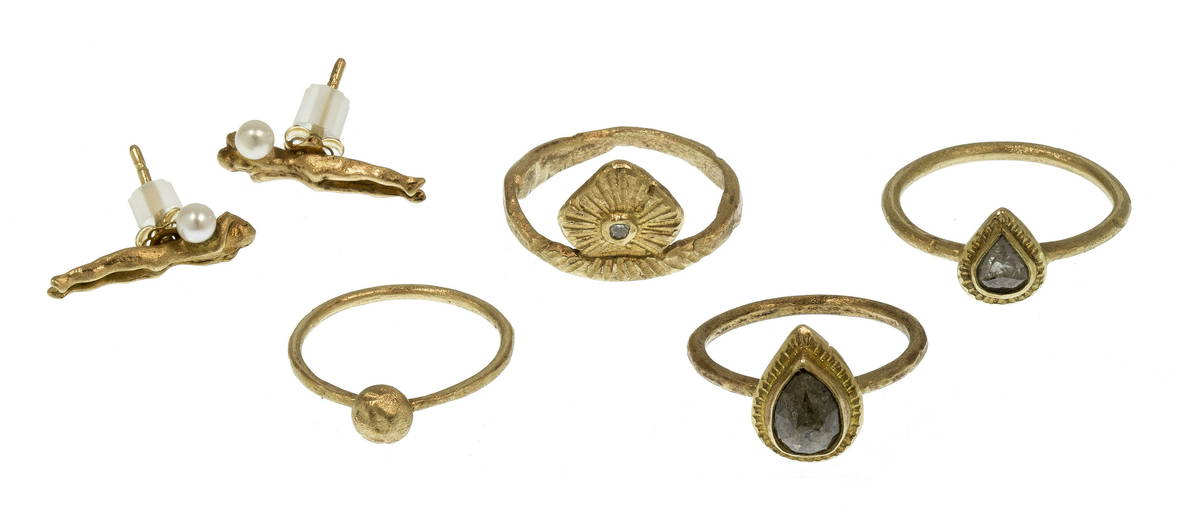 Franny E 14k Yellow Gold Jewelry Assortment