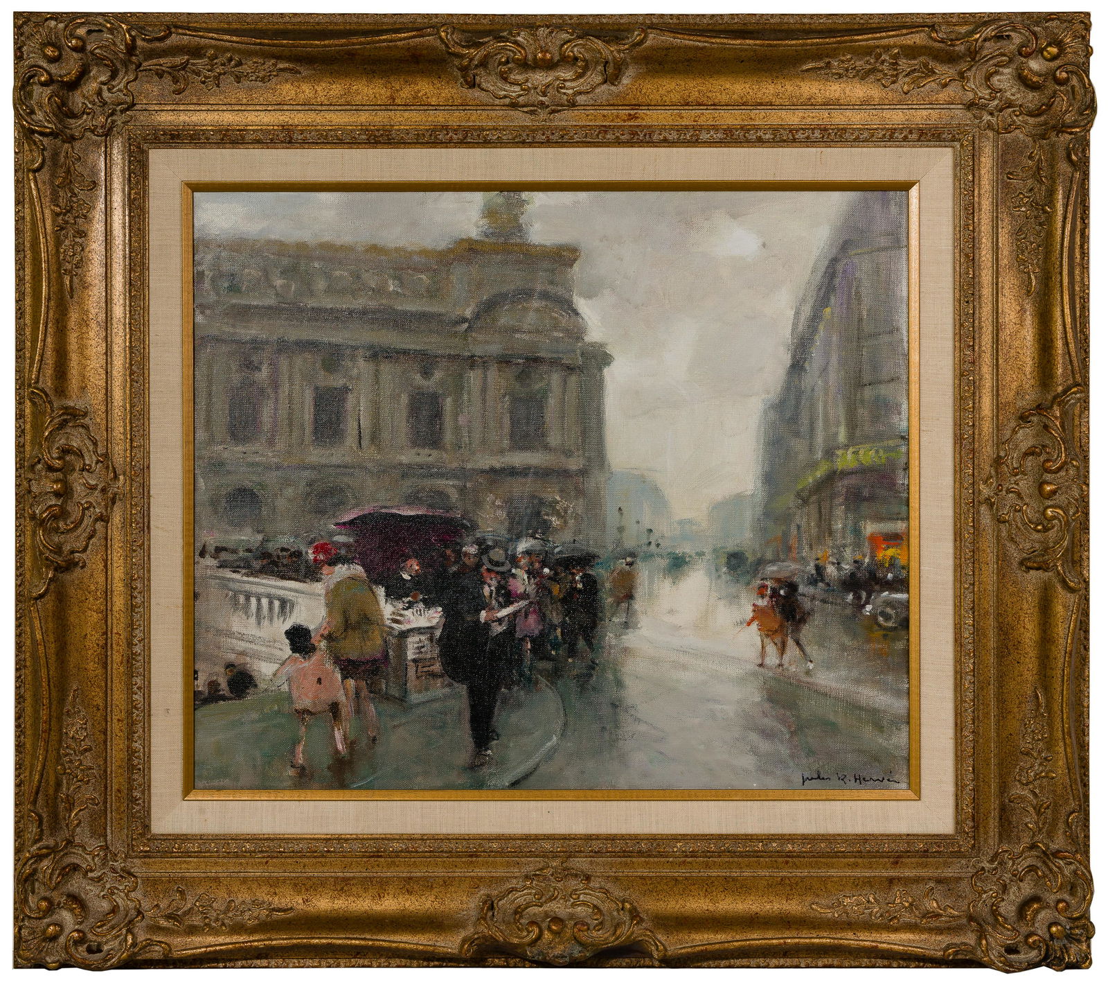 Jules Rene Herve (french, 1887 1981) Oil On Canvas