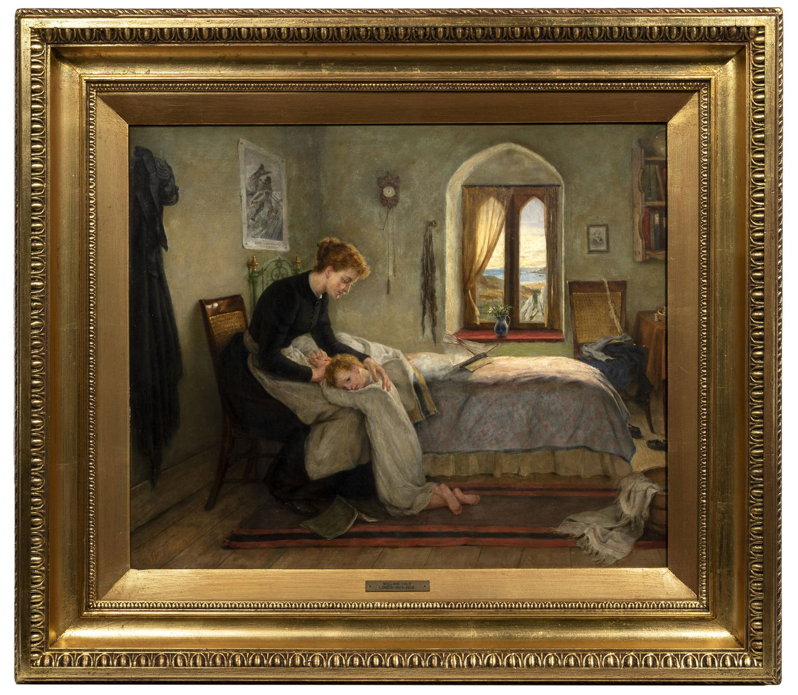 William Gale (English, 1823-1909) 'Prayer For Those in Peril On the Sea ...