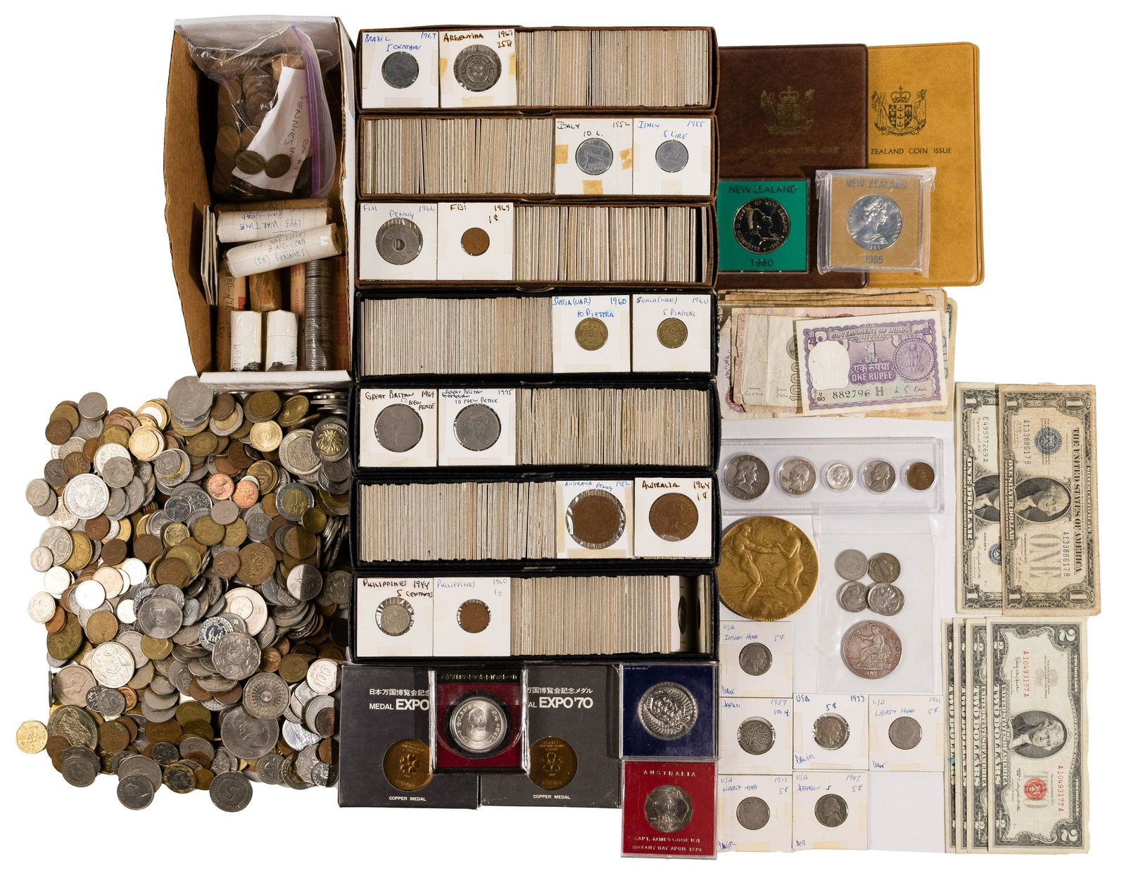 Us And World Coin Assortment