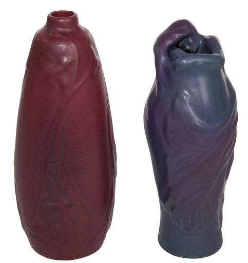 Van Briggle Pottery Vases - Dec 11, 2022 | Leonard Auction, Inc. in IL
