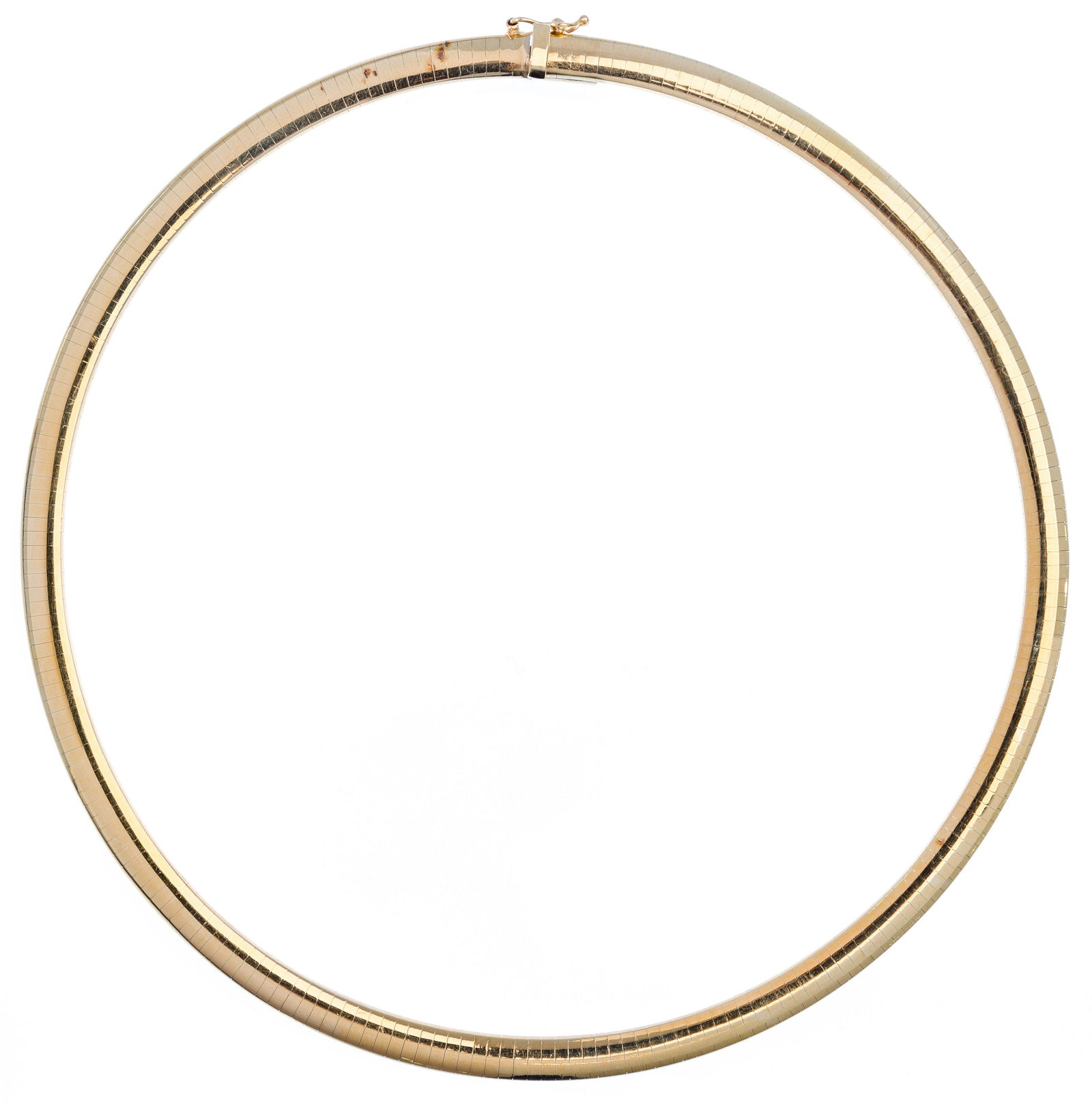 14k Yellow Gold Omega Necklace