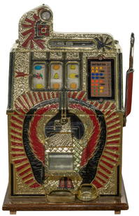 Mills Reproduction 'war Eagle' 25c Slot Machine