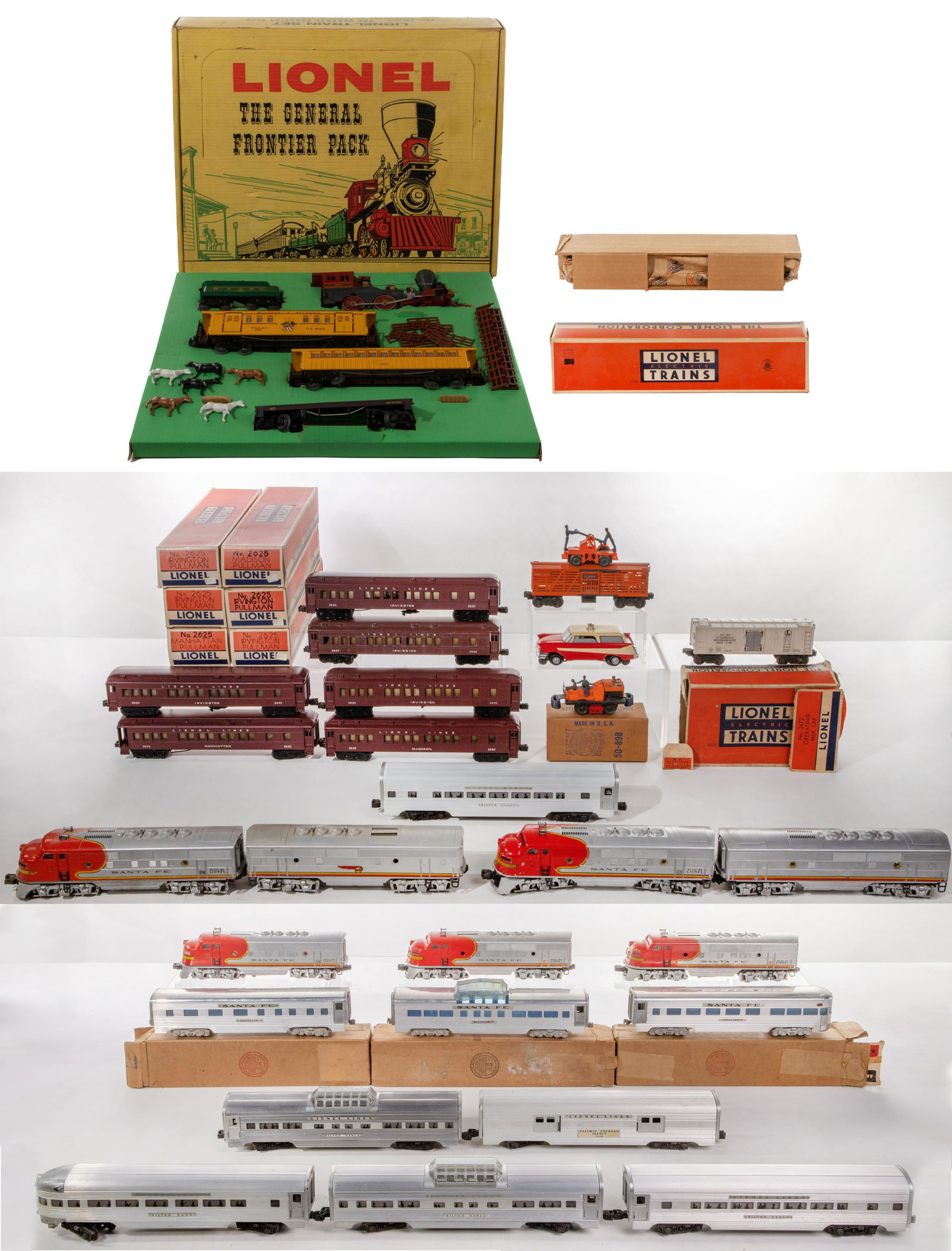 Lionel O Gauge Model Train Assortment