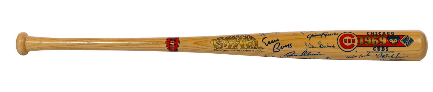1969 Mets Team Reunion Signed Bat